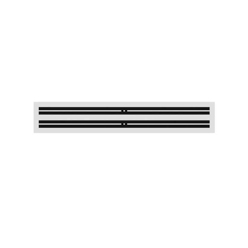 CRYPTIC 4" Linear Slot Diffuser – 2 Slot Modern AC Vent Cover – Cryptic Air