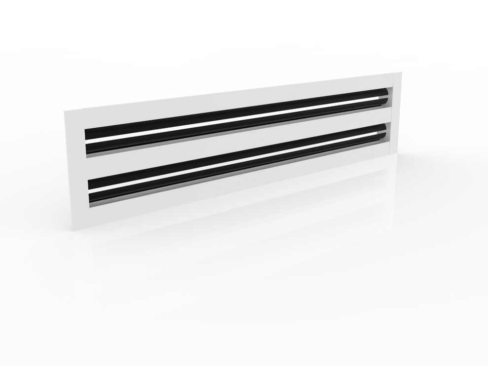 CRYPTIC 4" Linear Slot Diffuser – 2 Slot Modern AC Vent Cover – Cryptic Air